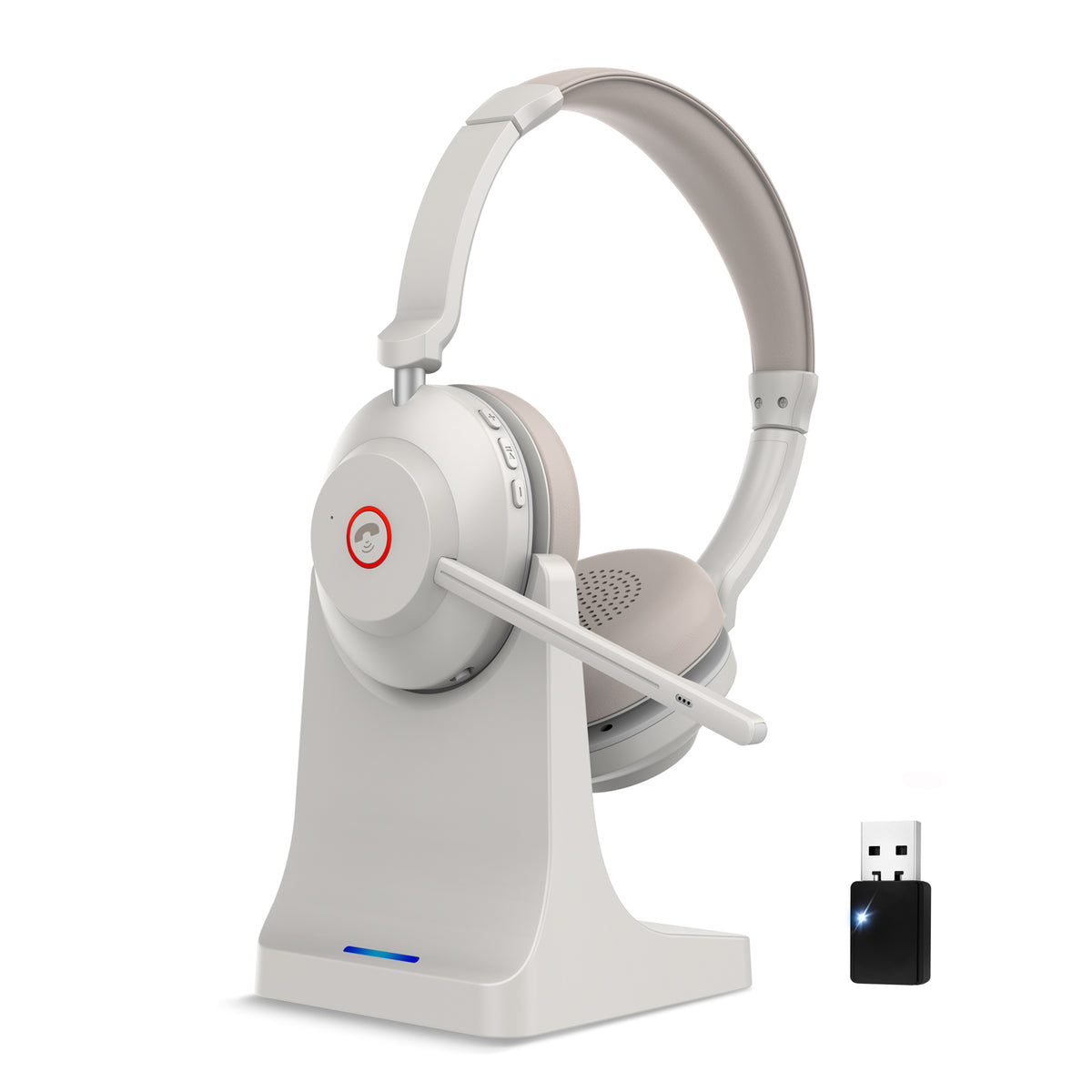 BT-882C Best Sell OEM New Binaural Call Center Bluetooth Headset ...