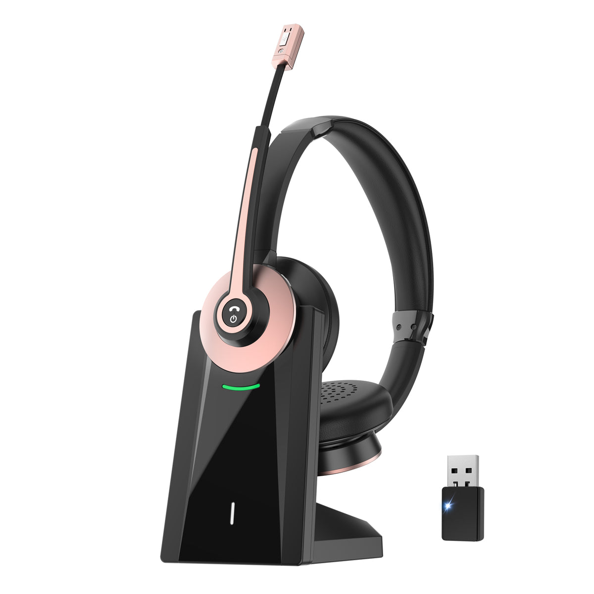 BT-786C Dual Connector Wireless Phone Headset With Microphone — KENSING ...